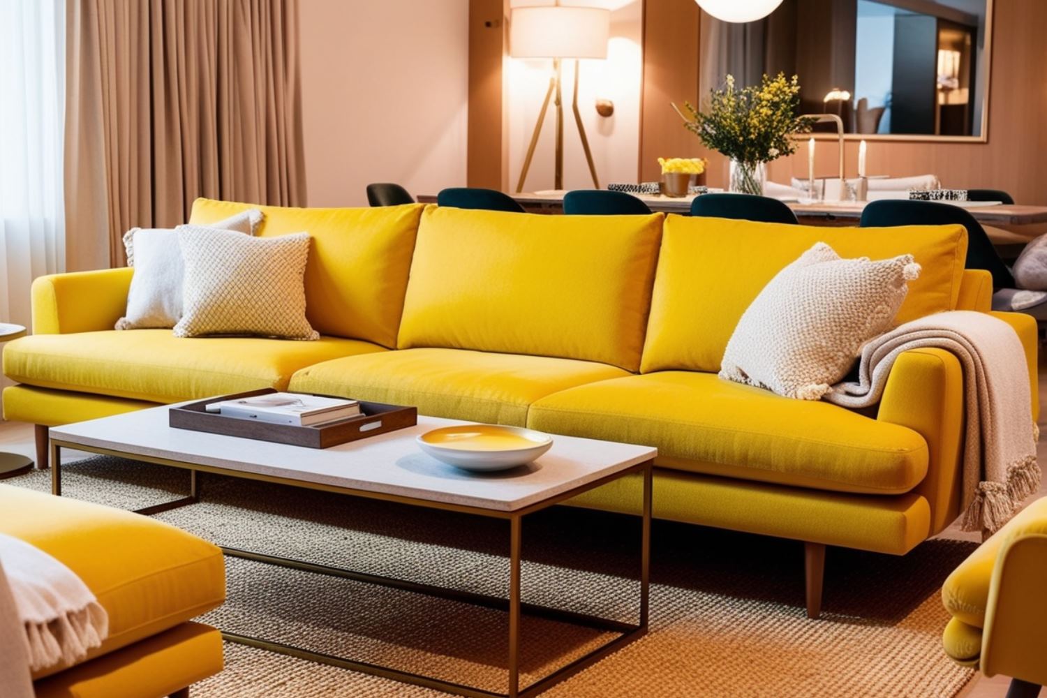 Keltainen sohva - Esittelyssä 10 suosituinta (2025) - Yleiskone.com